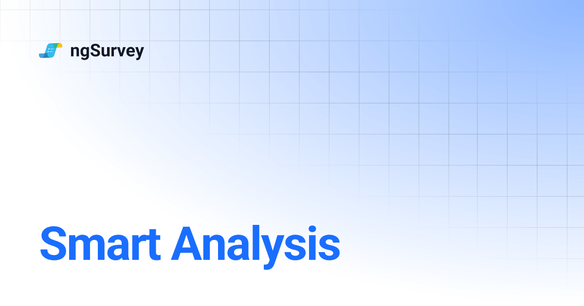 Smart Analysis | ngSurvey